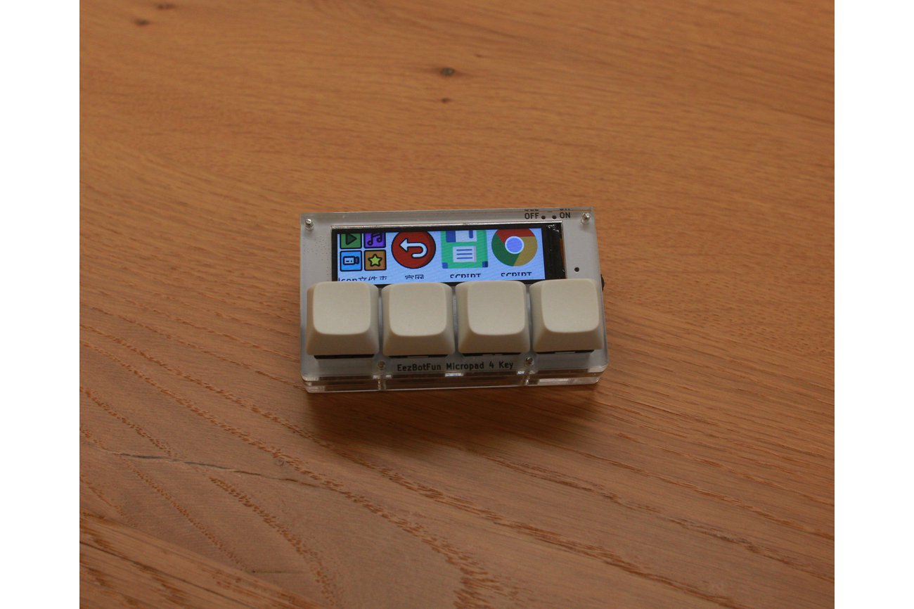 Programmable Macropad & Macro Keyboard with LCD | EezBotFun